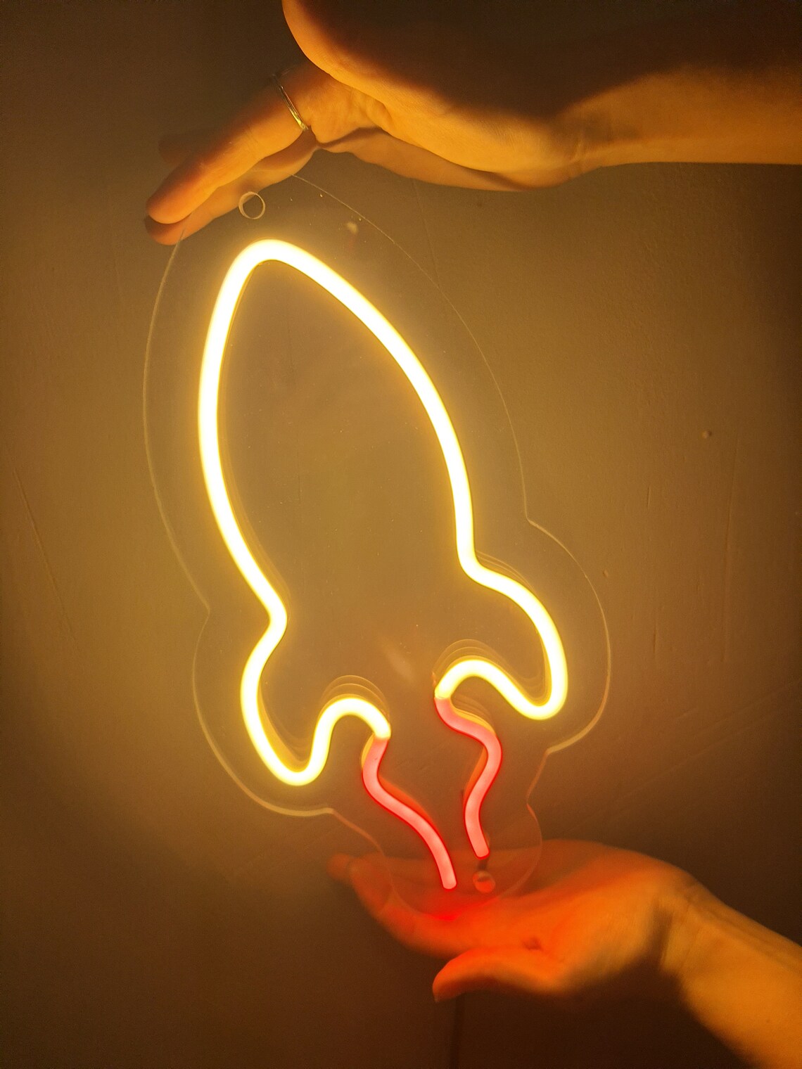 Rocket Neon Sign Rocket Neon Light Rocket Light Sign Rocket | Etsy