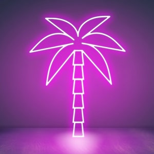 Palm Tree Neon Light,palm Tree Neon Sign,neon Sign Palm Tree,led Sign ...