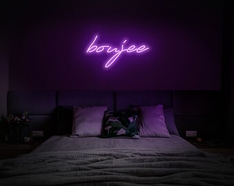 Boujee Neon Light Sign | Etsy