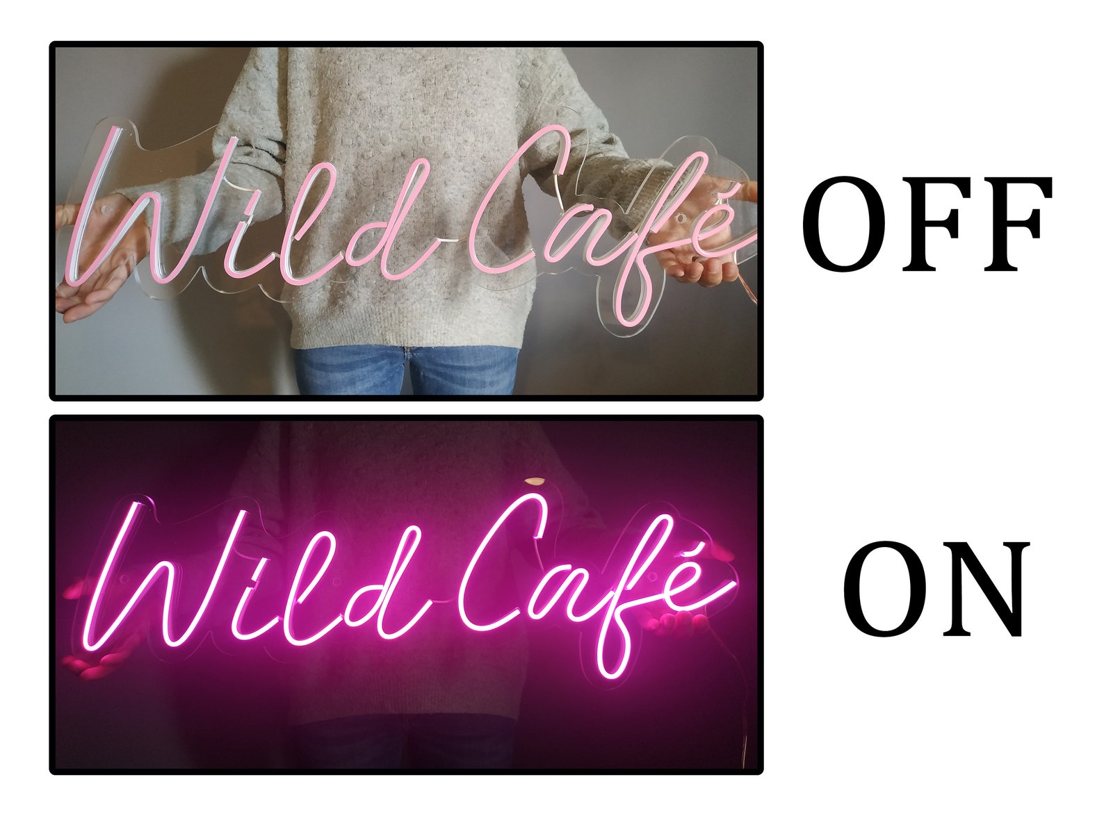 Rose Neon Signrose Neon Lightrose Neon Signs for - Etsy