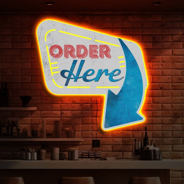 Order Here Hanging Sign - Etsy