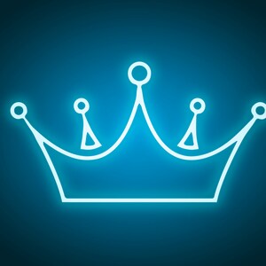 Crown Neon Sign,crown Led Sign,neon Sign Crown,led Neon Sign Bedroom ...