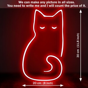Cat Neon Sign,cat Neon Light,neon Sign Cat,neon Sign Light,neon Sign ...