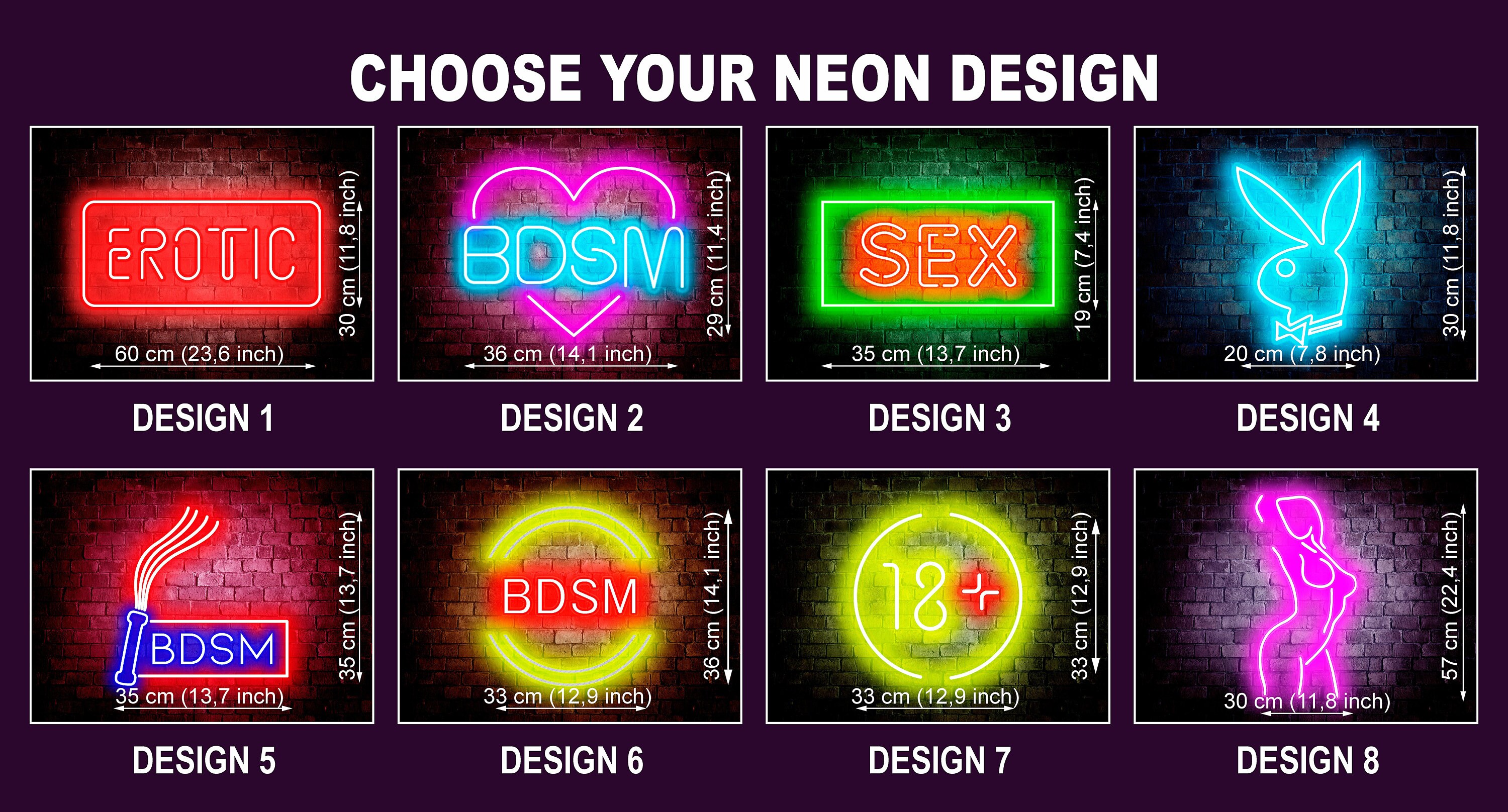 Boobs Neon Signtits Neon Signerotic Neon Signneon Sign Etsy