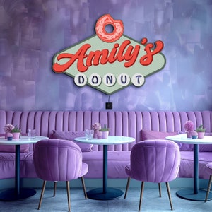 Diner Neon Sign, Retro Diner Light up Sign, Kitchen Neon Sign, Cafe ...