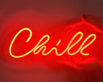 Chill Led Sign - Etsy