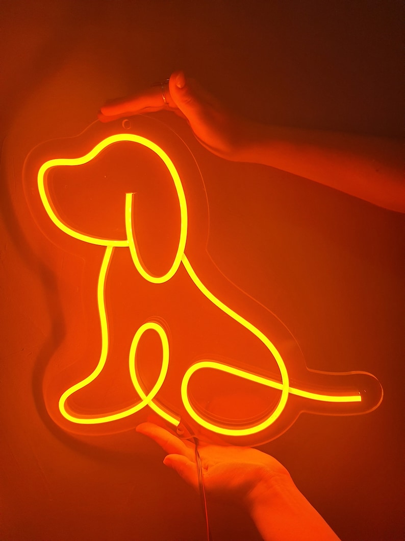 Dog Neon Sign Dog Neon Light Pet Neon Sign Dog Led Sign - Etsy