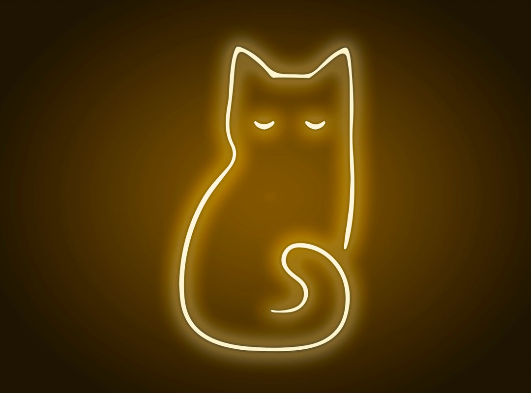 Cat Neon Sign, Cat Led Sign, Cat Night Light, Animal Neon Sign, Pet ...