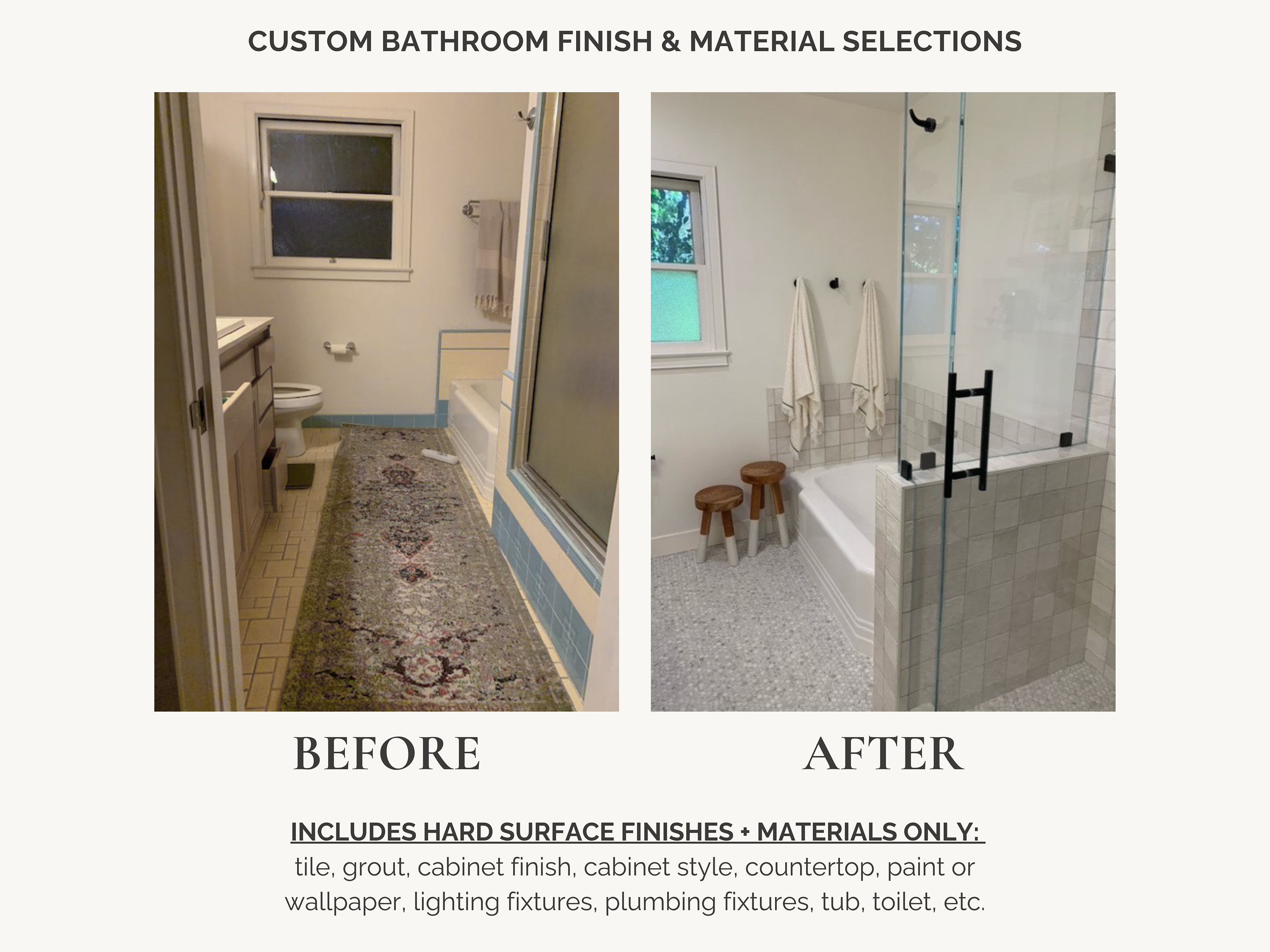 Bathroom E-design Service | Virtual Interior Design | Custom Bathroom ...