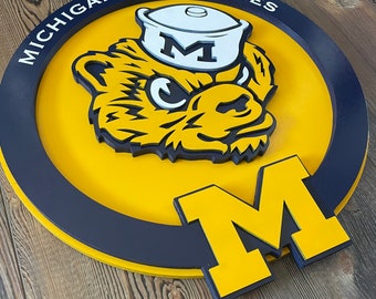 University of Michigan Sign | Etsy