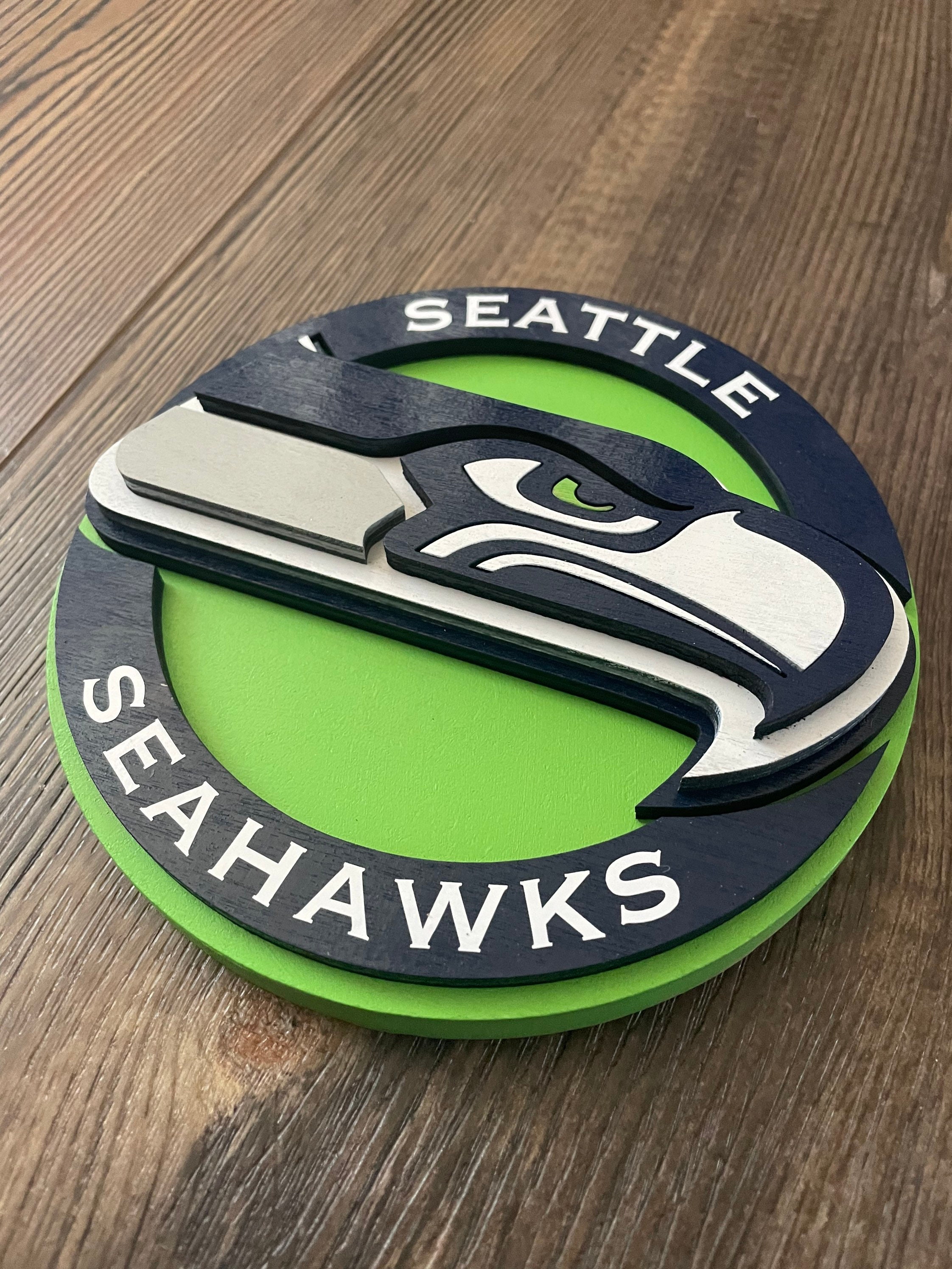 Seattle Seahawks Logo 2022 3d