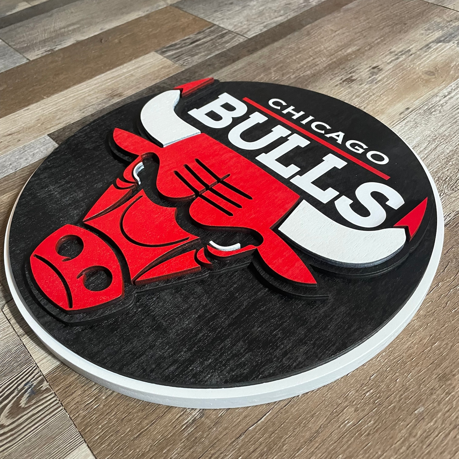 Chicago Bulls Wall Art Bulls Sign NBA Decor - Etsy