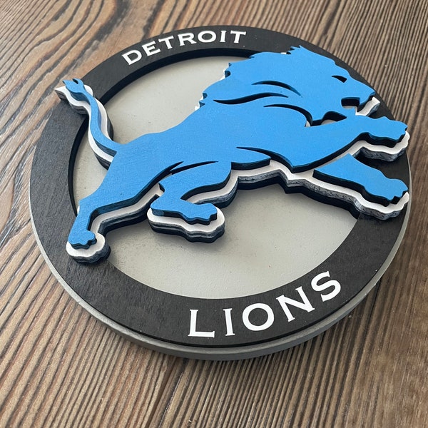 Detroit Lions Wood Signs - Etsy