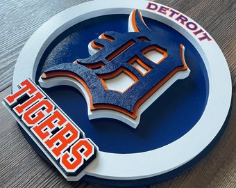 Detroit Tigers Sign - Etsy