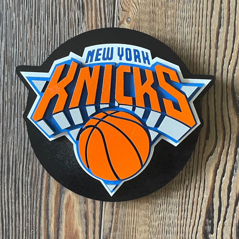 NY Knicks Wall Art 3D Sign Relief Wall Art | Etsy