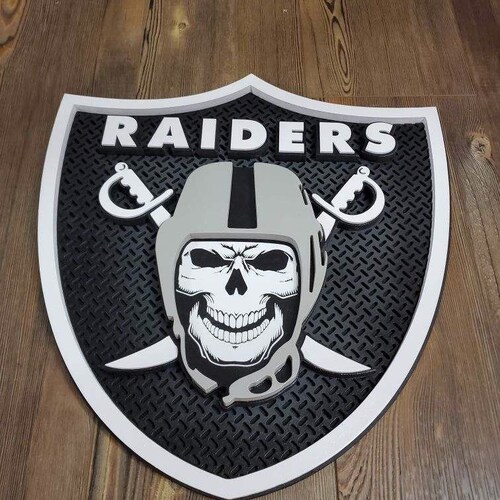12 Las Vegas Raiders Wood Sign Football Door Sign NFL - Etsy
