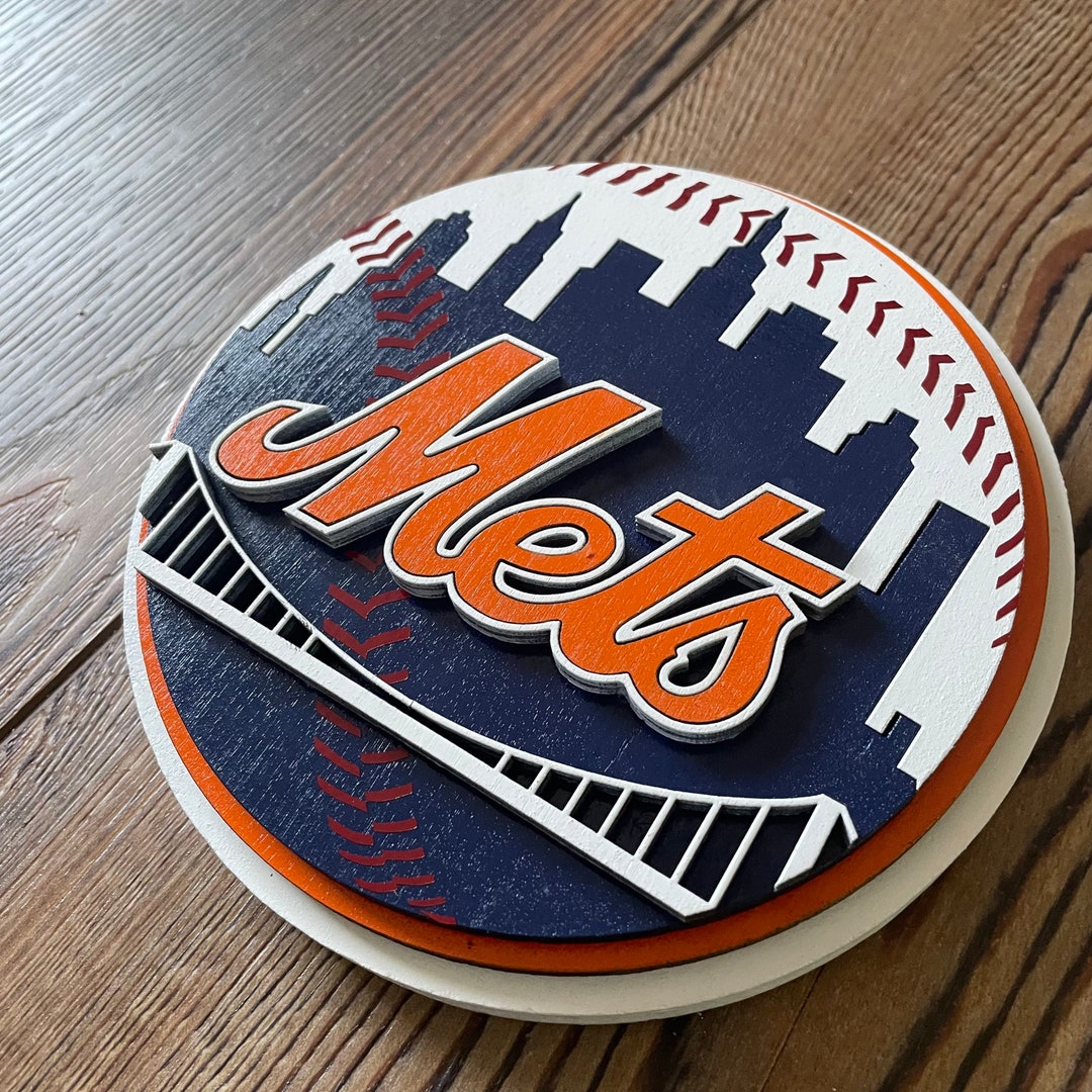Mets Wall Art, 3D Wood Sign, New York Mets Sign - Etsy