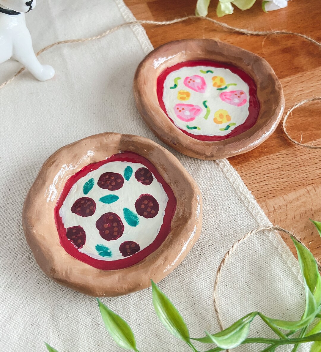 Pizza Trinket Dish Multiple Styles - Etsy