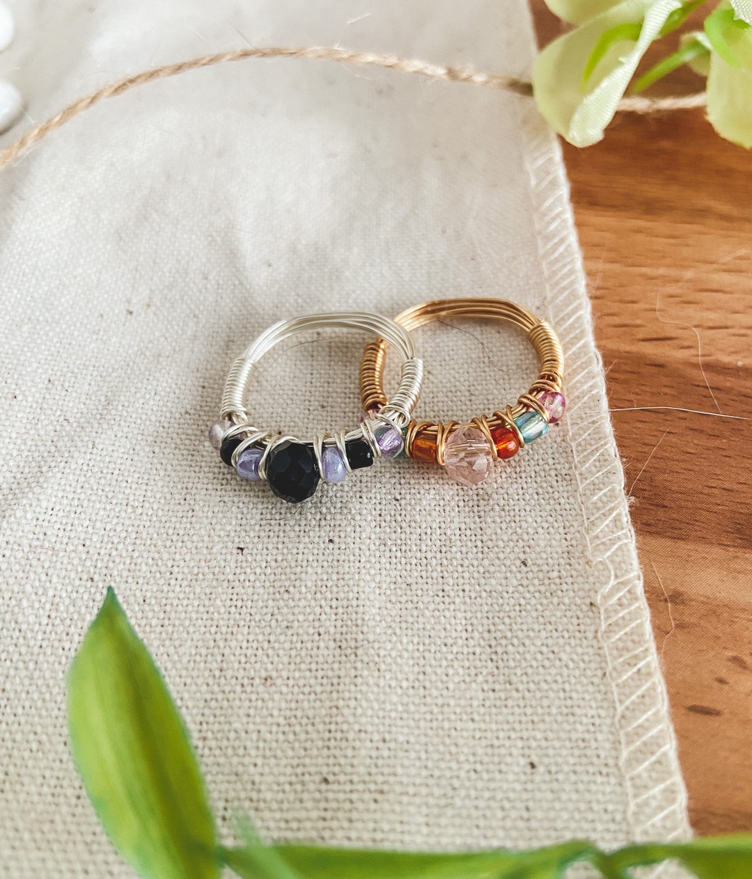 Wednesday & Enid Friendship Rings - Etsy