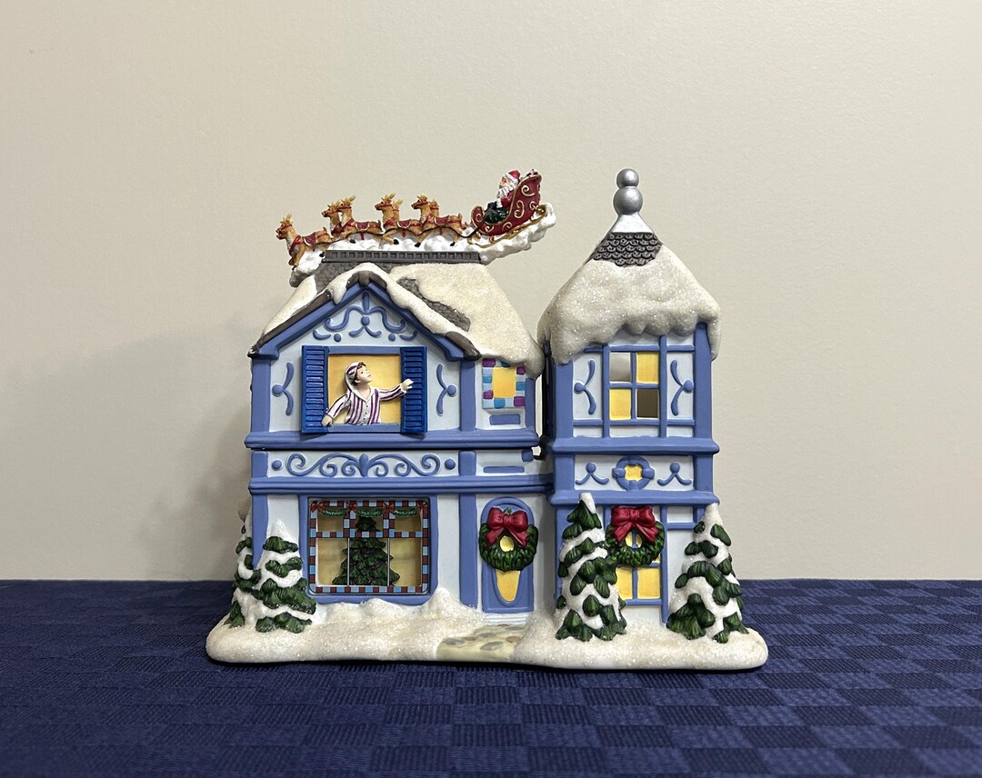 P8651 Partylite the Night Before Christmas Musical Tealight Candle ...