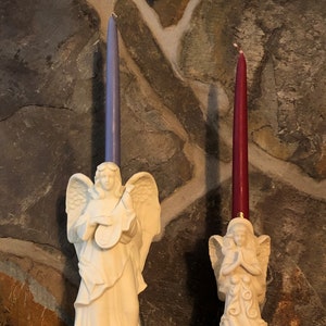 P0199 Partylite Mandolin Angel Candle Holder - Etsy