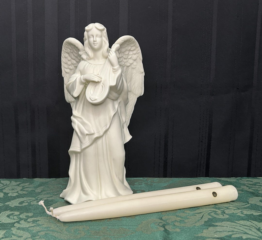 P0199 Partylite Mandolin Angel Candle Holder - Etsy