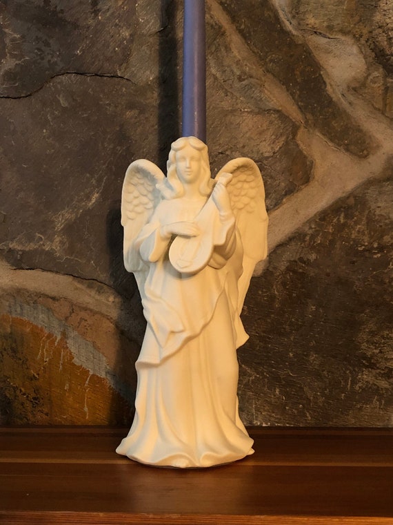 P0199 Partylite Mandolin Angel Candle Holder - Etsy