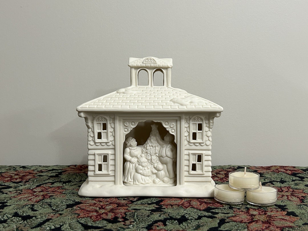 P0291 Partylite Victorian Manor Christmas Tealight House - Etsy