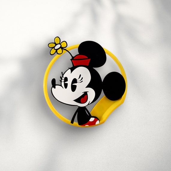 Minnie Mouse 3D Printed Interchangeable Magnetic Mouse Ear | Etsy