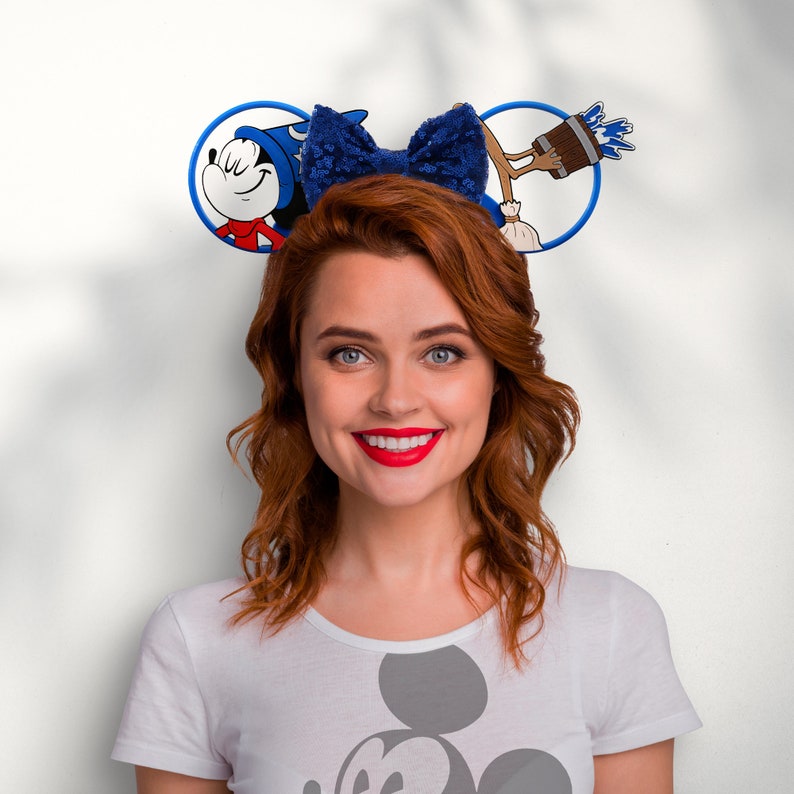 Sorcerer Mickey and Mop Set of 3D Printed Interchangeable - Etsy