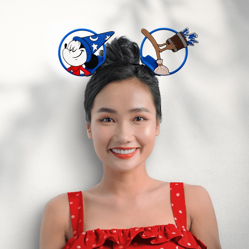 Sorcerer Mickey and Mop Set of 3D Printed Interchangeable - Etsy