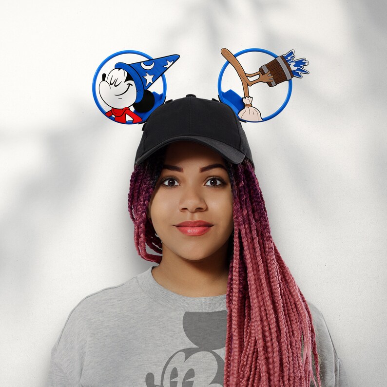 Sorcerer Mickey and Mop Set of 3D Printed Interchangeable - Etsy