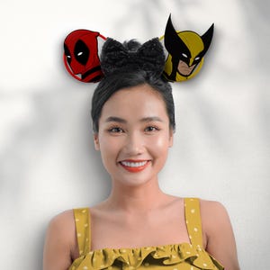 Deadpool and Wolverine Set of 3D Printed Interchangeable Magnetic Mouse ...