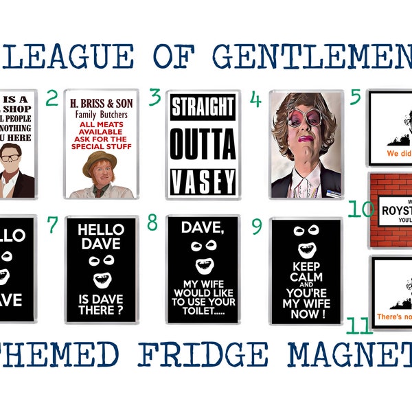 League of Gentlemen - Etsy UK