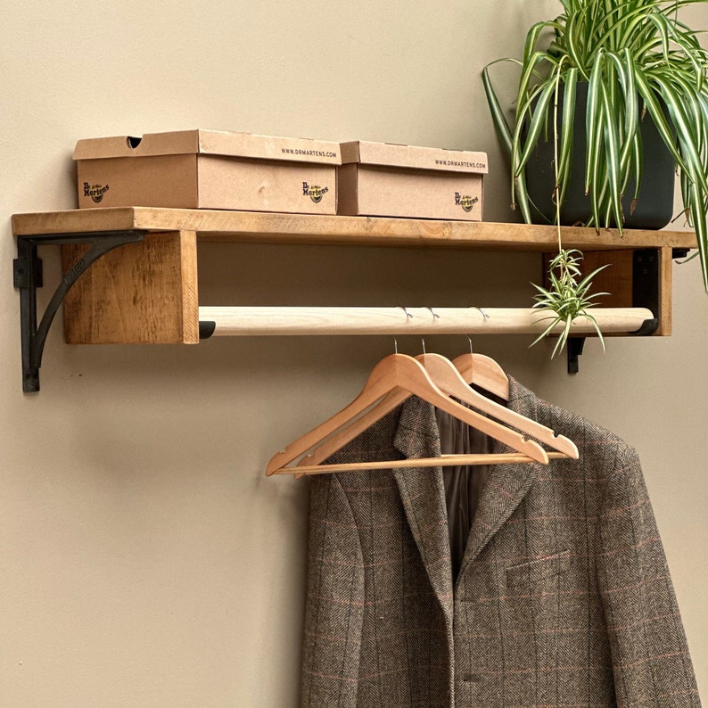 Clothes Hanging Rail Wardrobe Rail Bespoke Sizes - Etsy