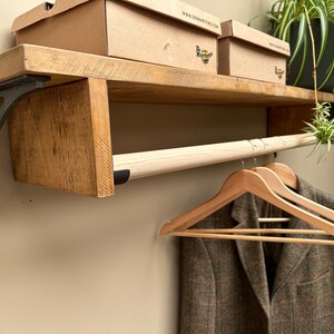 Clothes Hanging Rail - Wardrobe Rail - Bespoke Sizes - Etsy UK