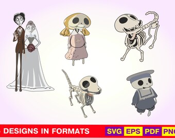 Corpse Bride Svg | Etsy Australia