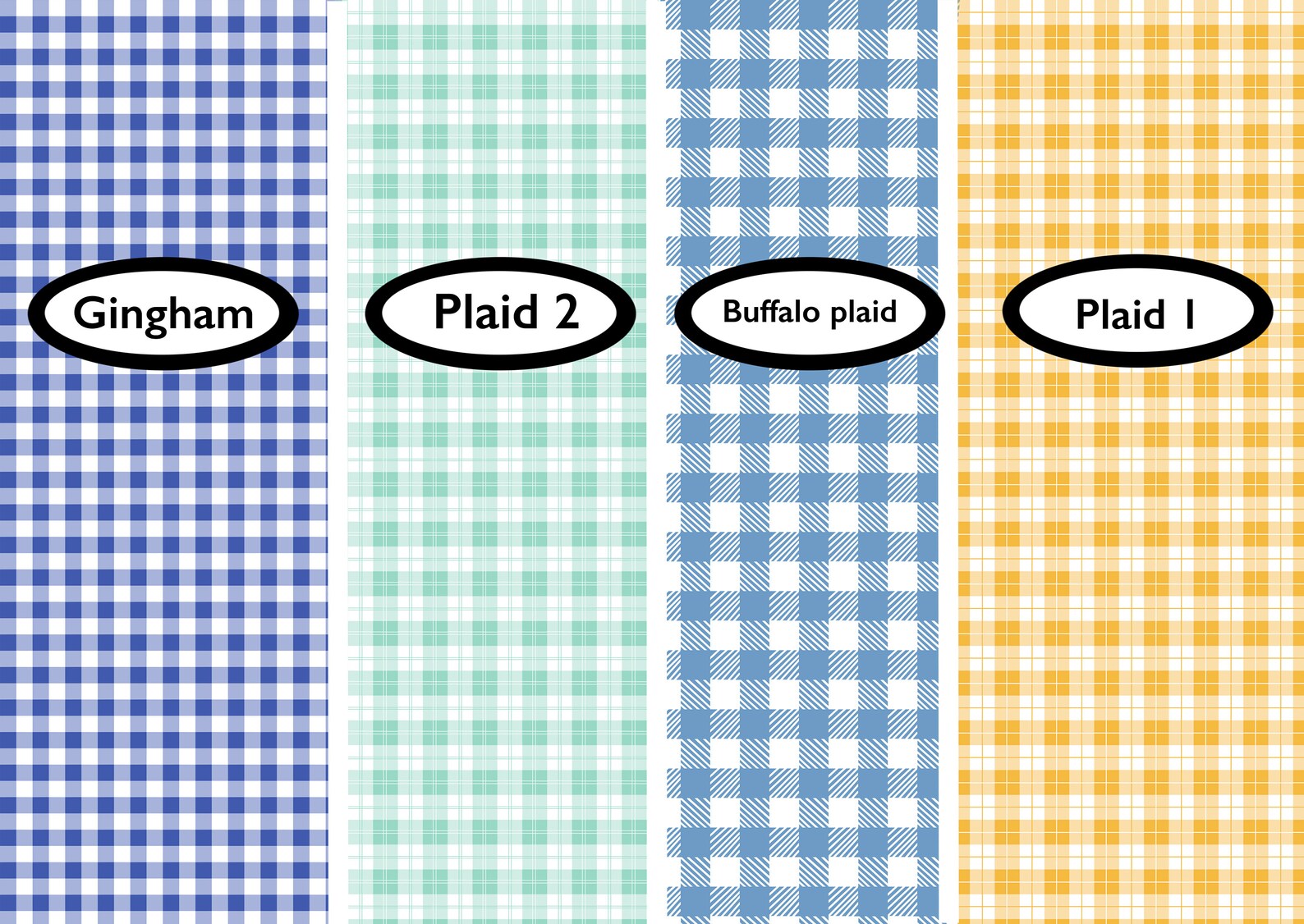 Plaid Procreate Pattern Brush Pack - Etsy