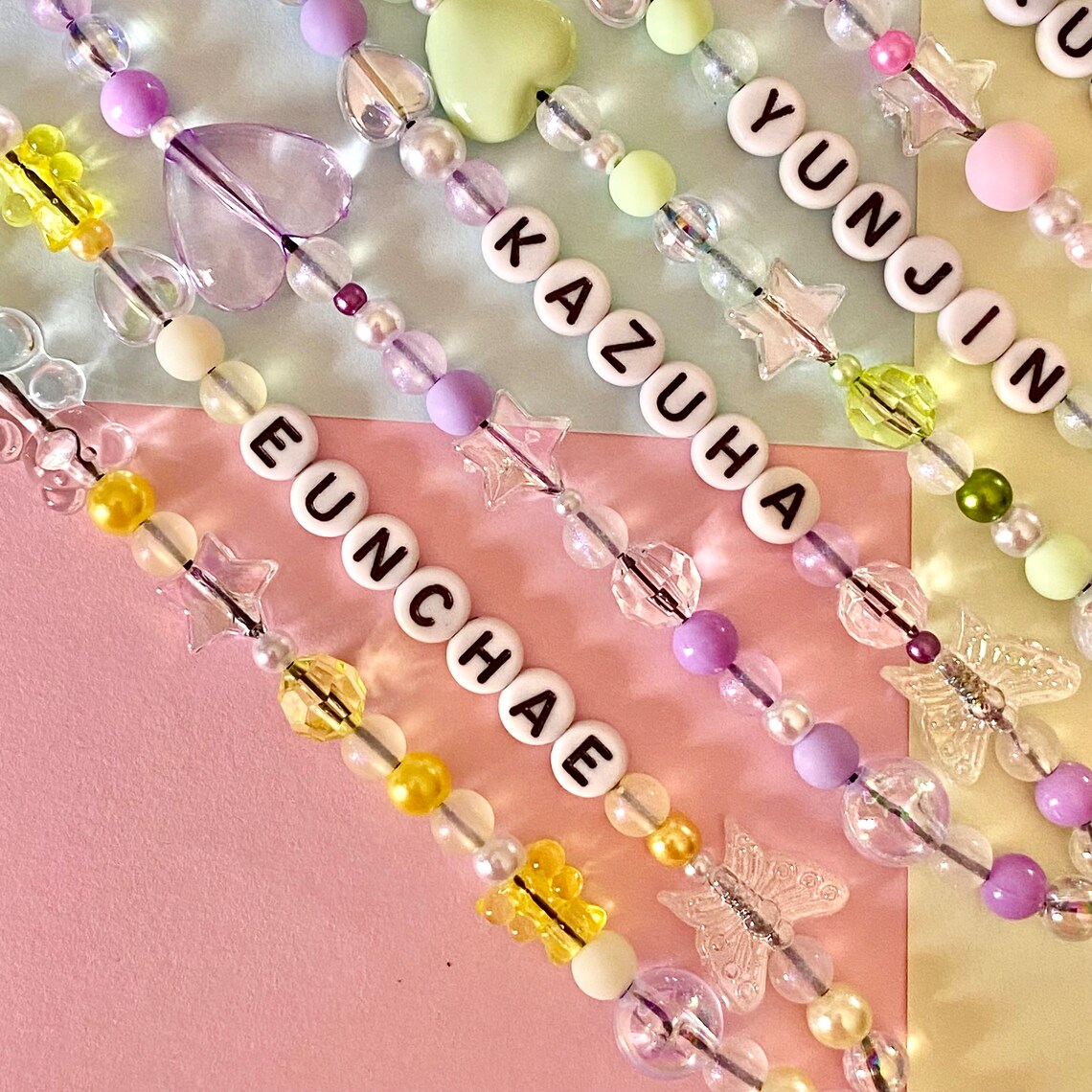 Fearnot Lightstick/phone Beaded Charm Kpop Lightstick - Etsy
