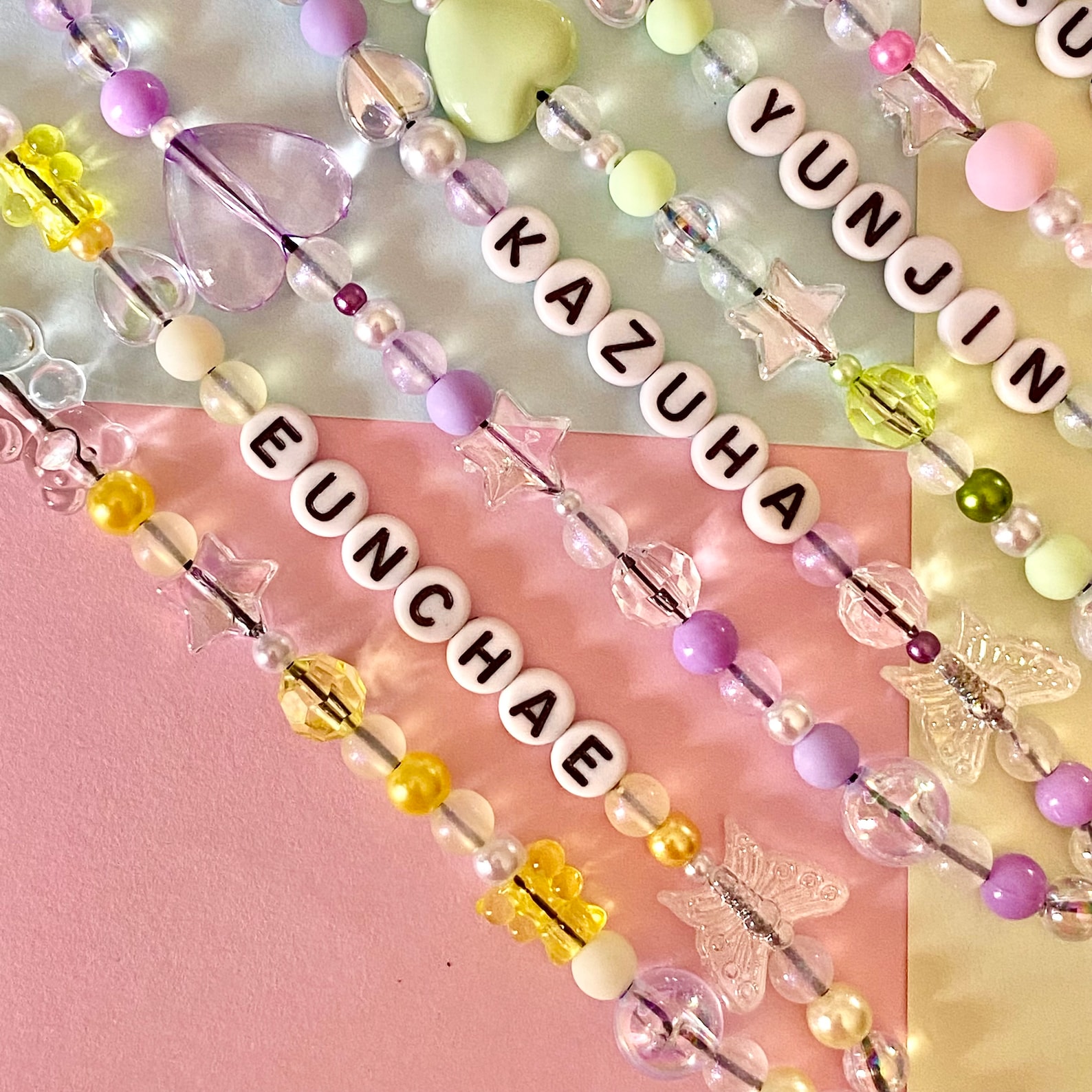 Fearnot Lightstick/phone Beaded Charm Kpop Lightstick - Etsy