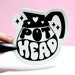 Pot Head Waterproof Sticker, Coffee Stickers, Gifts for Coffee Lovers ...