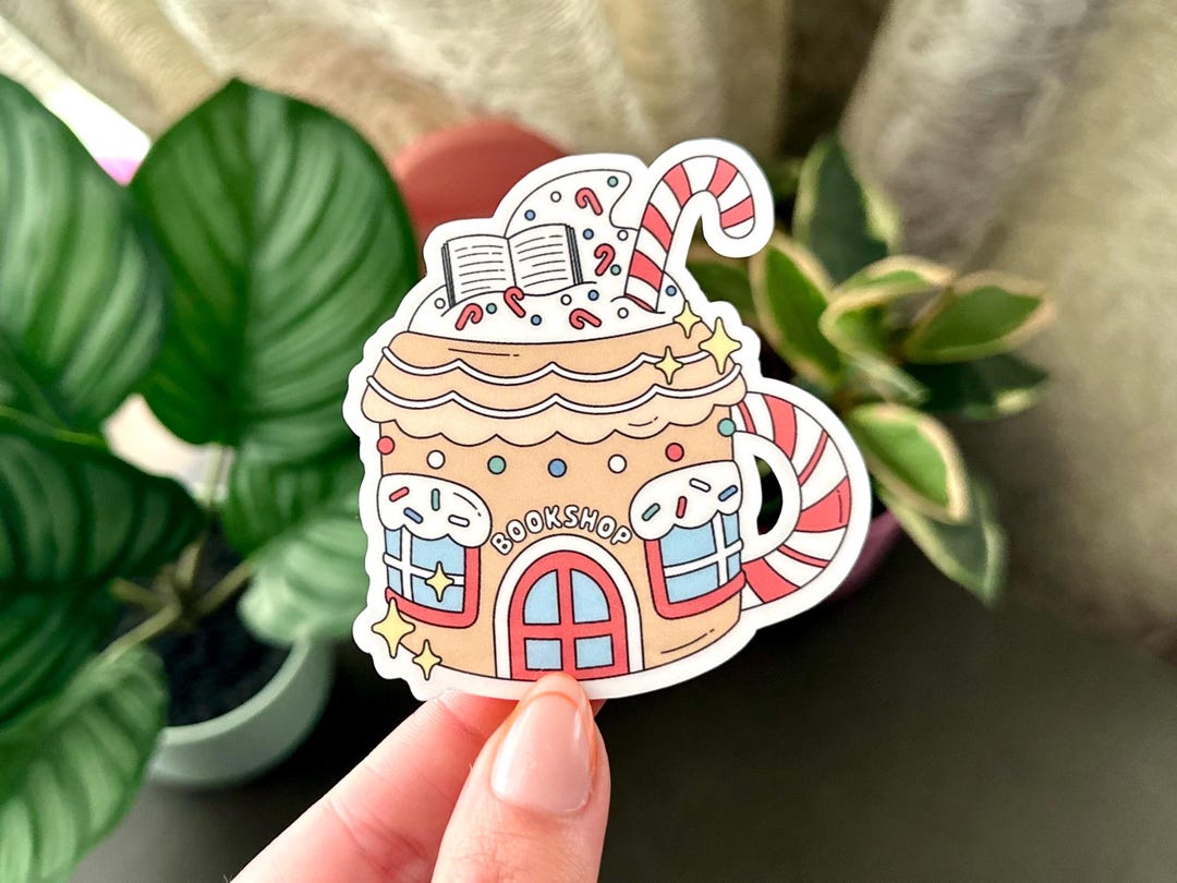 Gingerbread Mug Waterproof Sticker, Christmas Shows, Funny Movie Gifts ...