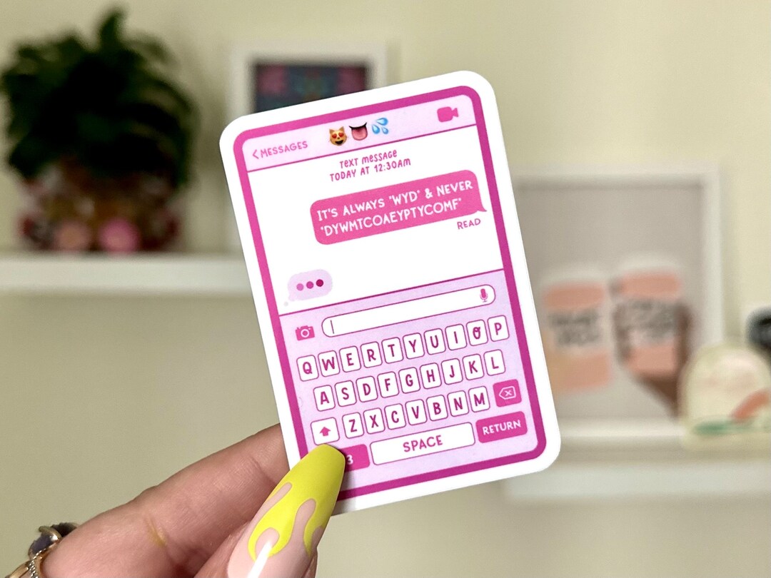 WYD Sticker: Funny Mature Waterbottle Laptop Decal - Etsy