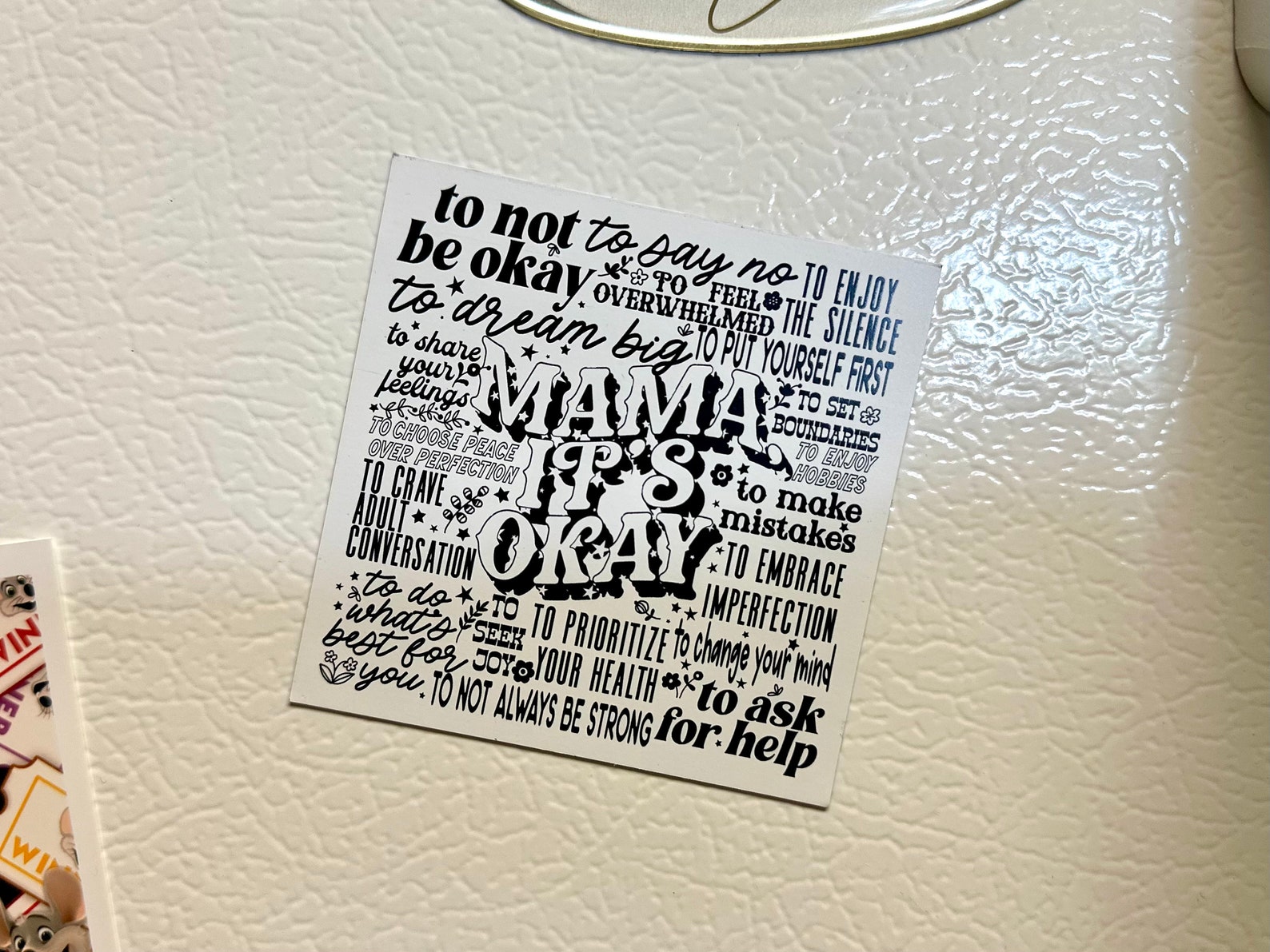 Mama It’s Okay Magnet, Mothers Day Gifts, Motherhood, Mental Health ...
