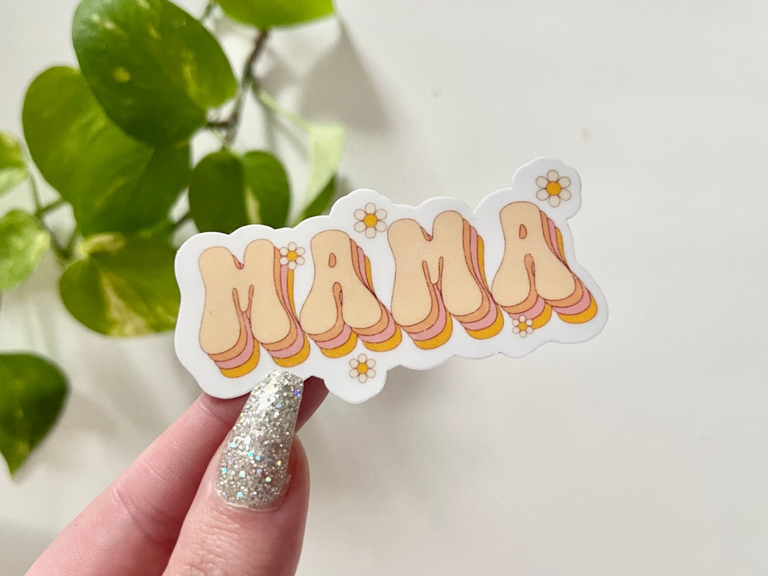 Mama Waterproof Sticker, Gifts for Mom, Mothers Day Gifts, Cute Mom ...