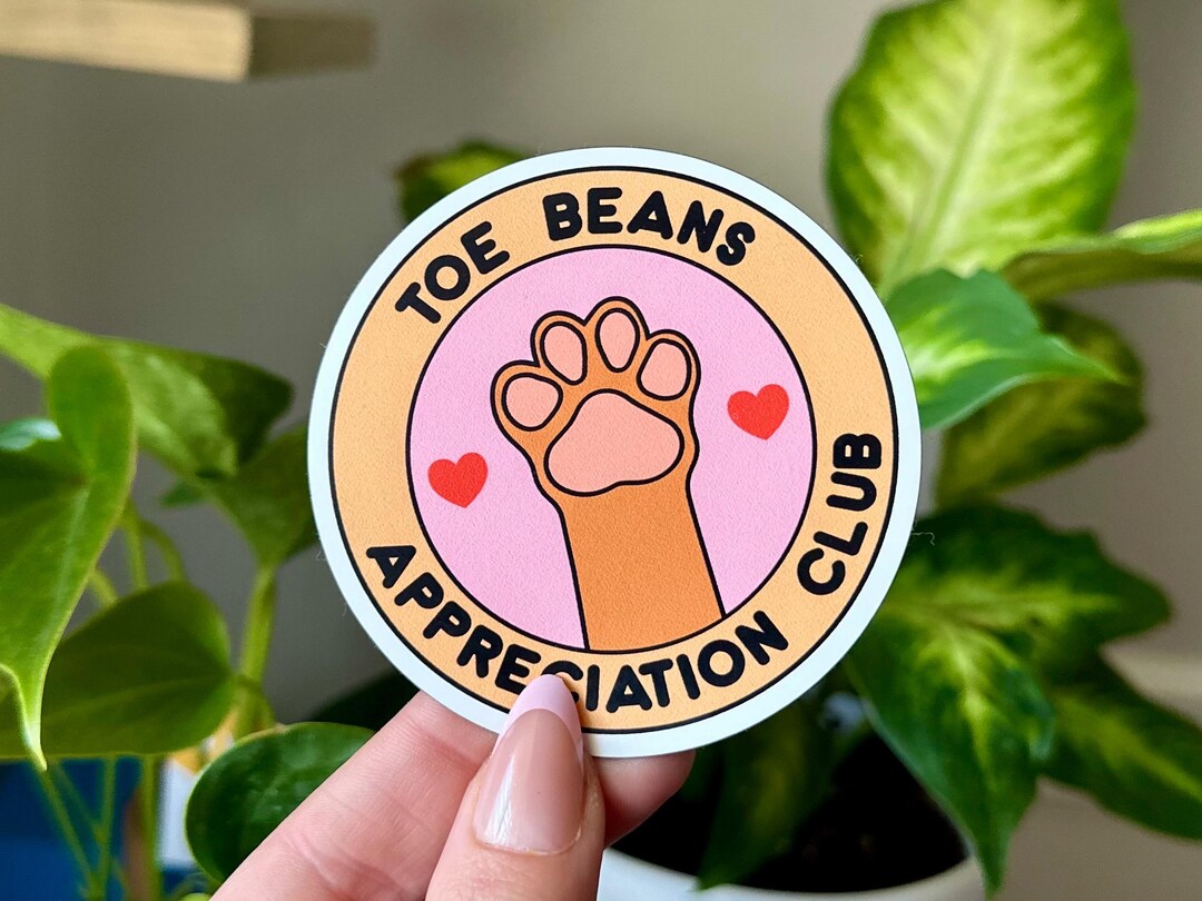 Toe Beans Appreciation Magnet, Mental Health Stickers, Therapy Sticker, Trauma Gifts, Things You ...