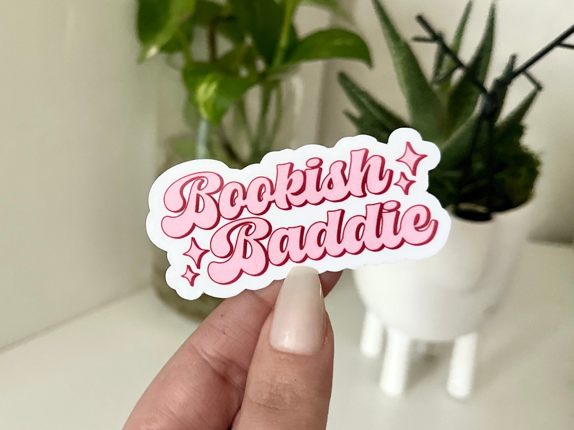 Bookish Baddie Waterproof Sticker Book Stickers Gifts for - Etsy