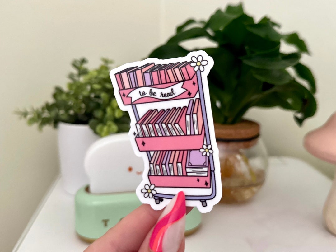To Be Read TBR Bookish Waterproof Sticker, Book Stickers, Gifts for ...