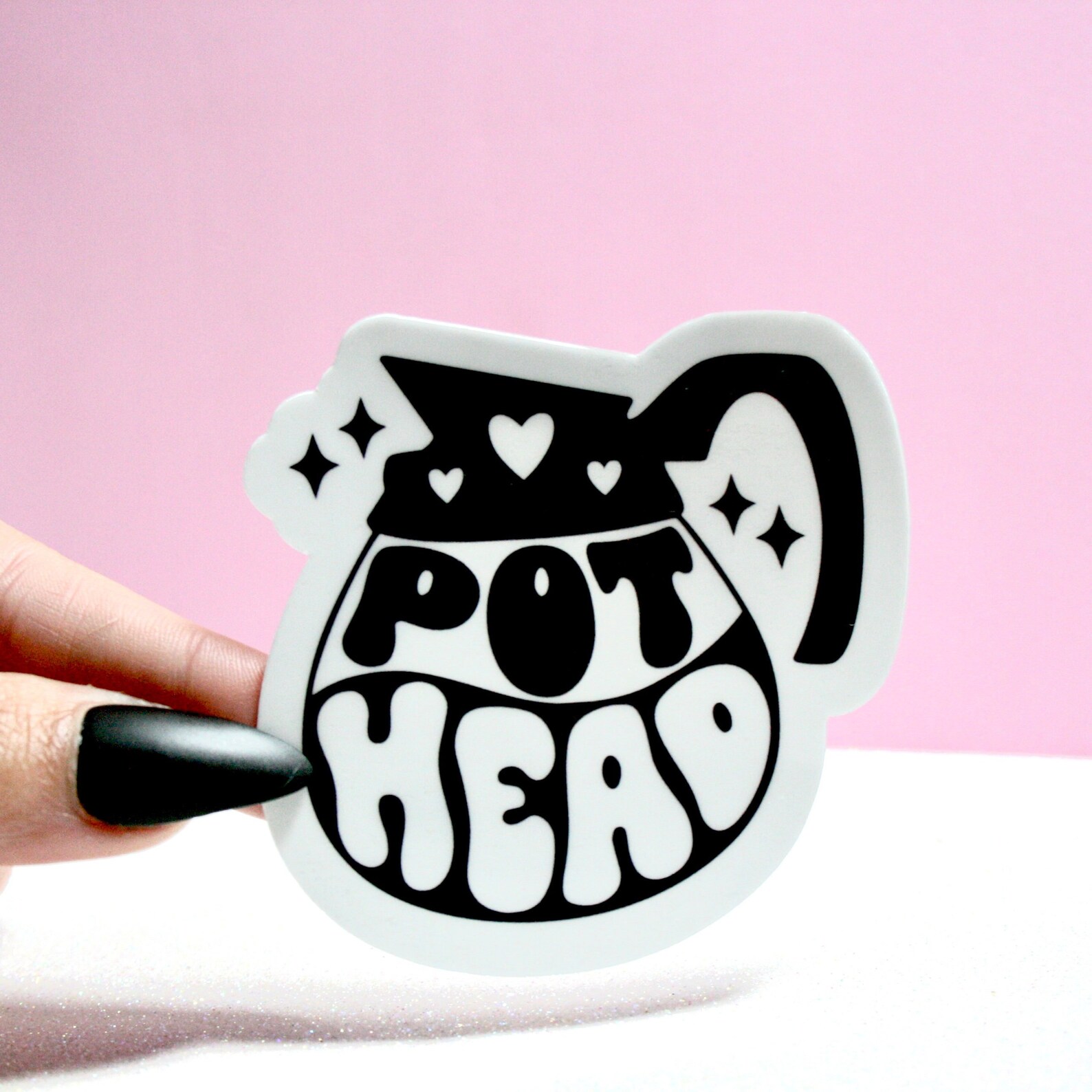 Pot Head Waterproof Sticker, Coffee Stickers, Gifts for Coffee Lovers ...