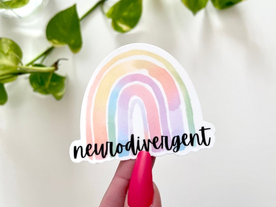 Neurodivergent Waterproof Sticker Autism Awareness Autism - Etsy